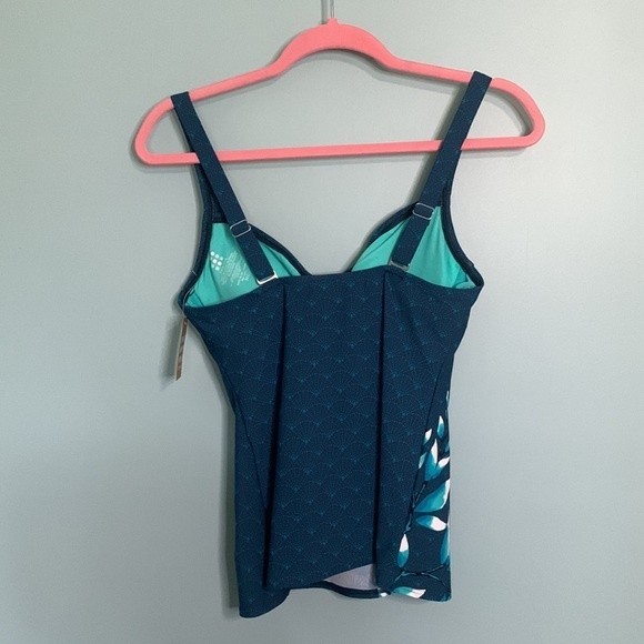 Title nine | Swim | Title Nine Bodacious Tankini Swim Suit Top Blue ...